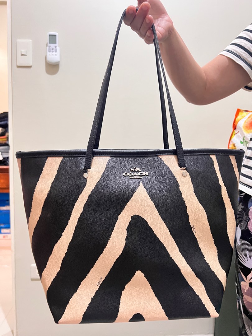 Coach Zebra Bag, Luxury, Bags & Wallets on Carousell