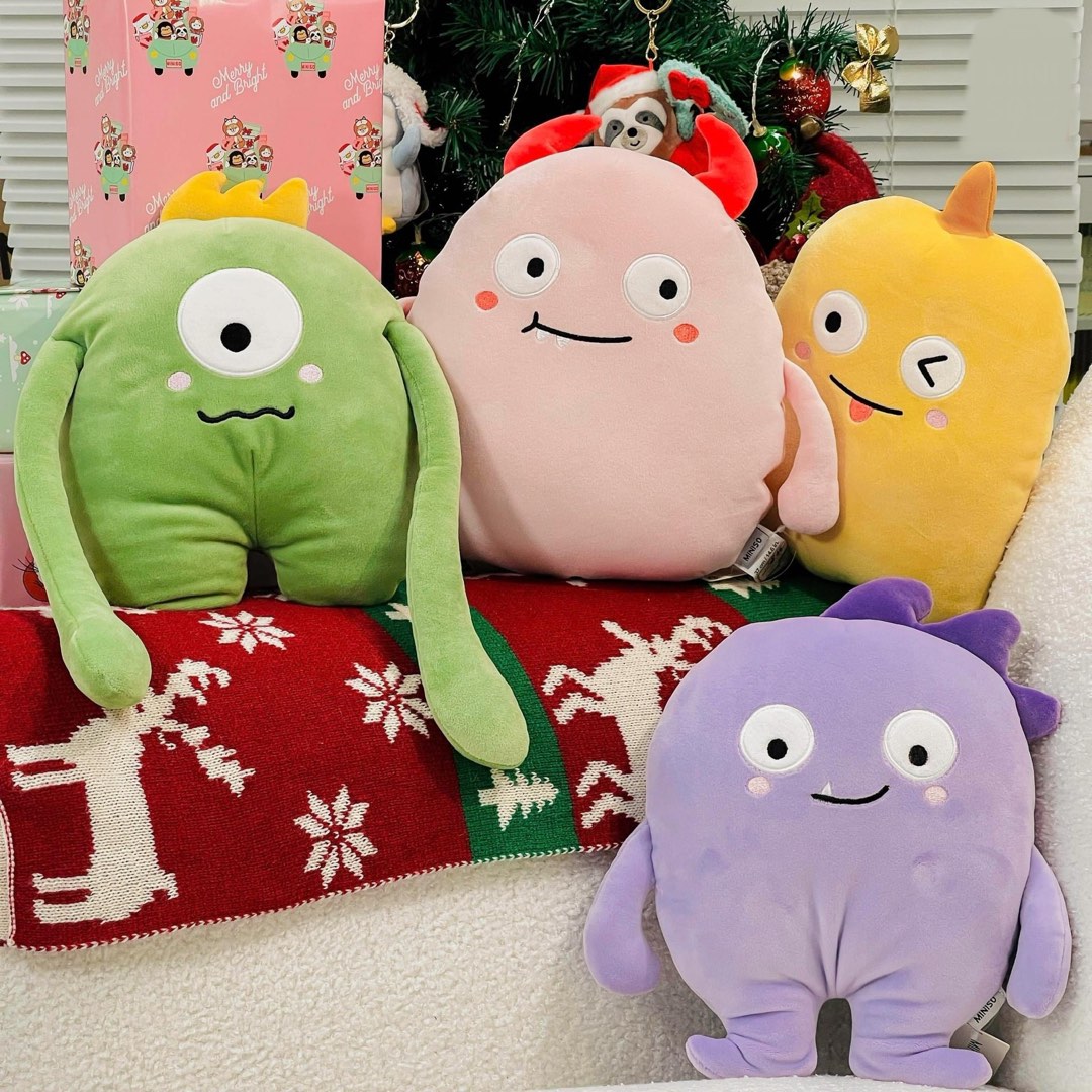 Cute Monster Plush Toy by Miniso, Hobbies & Toys, Toys & Games on Carousell