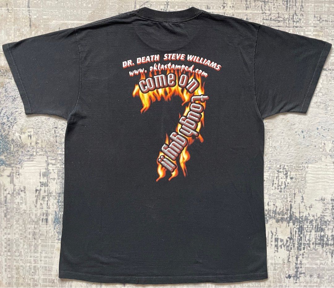 dr death wrestling WWE WWF, Men's Fashion, Activewear on Carousell