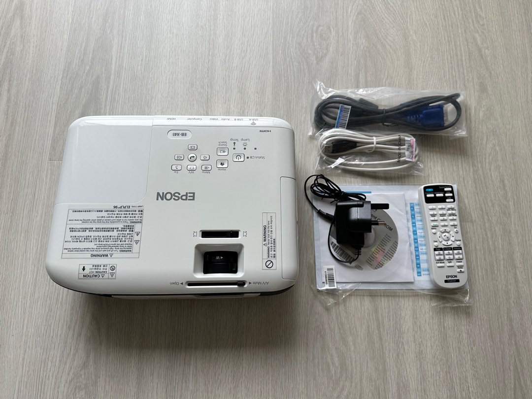 Epson EB-X41 XGA 3600 Lumens 3LCD Projector, TV & Home Appliances, TV ...