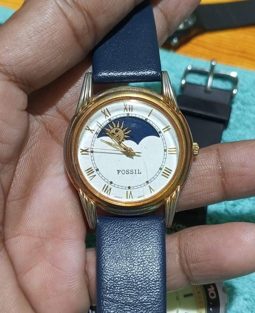 Fossil World Moon Phase, Men's Fashion, Watches & Accessories, Watches ...