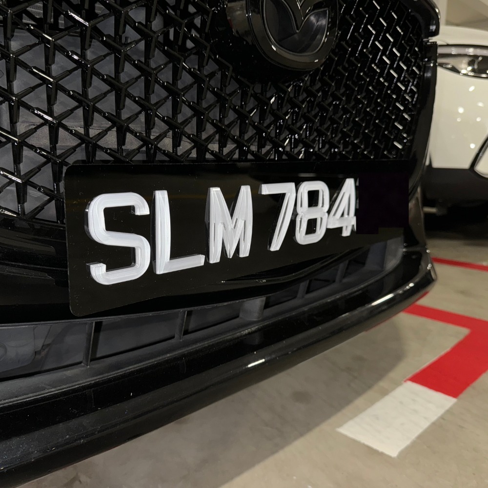 Frameless Car Plate Holder | Carplate Maker | Number Plate Specialist ...