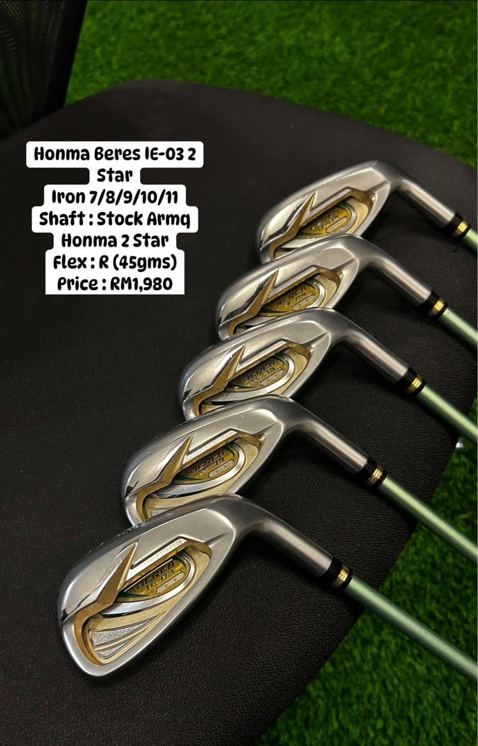 Golf Iron 7/8/9/10/11 Honma Beres IE-03 2 Star, Sports Equipment ...