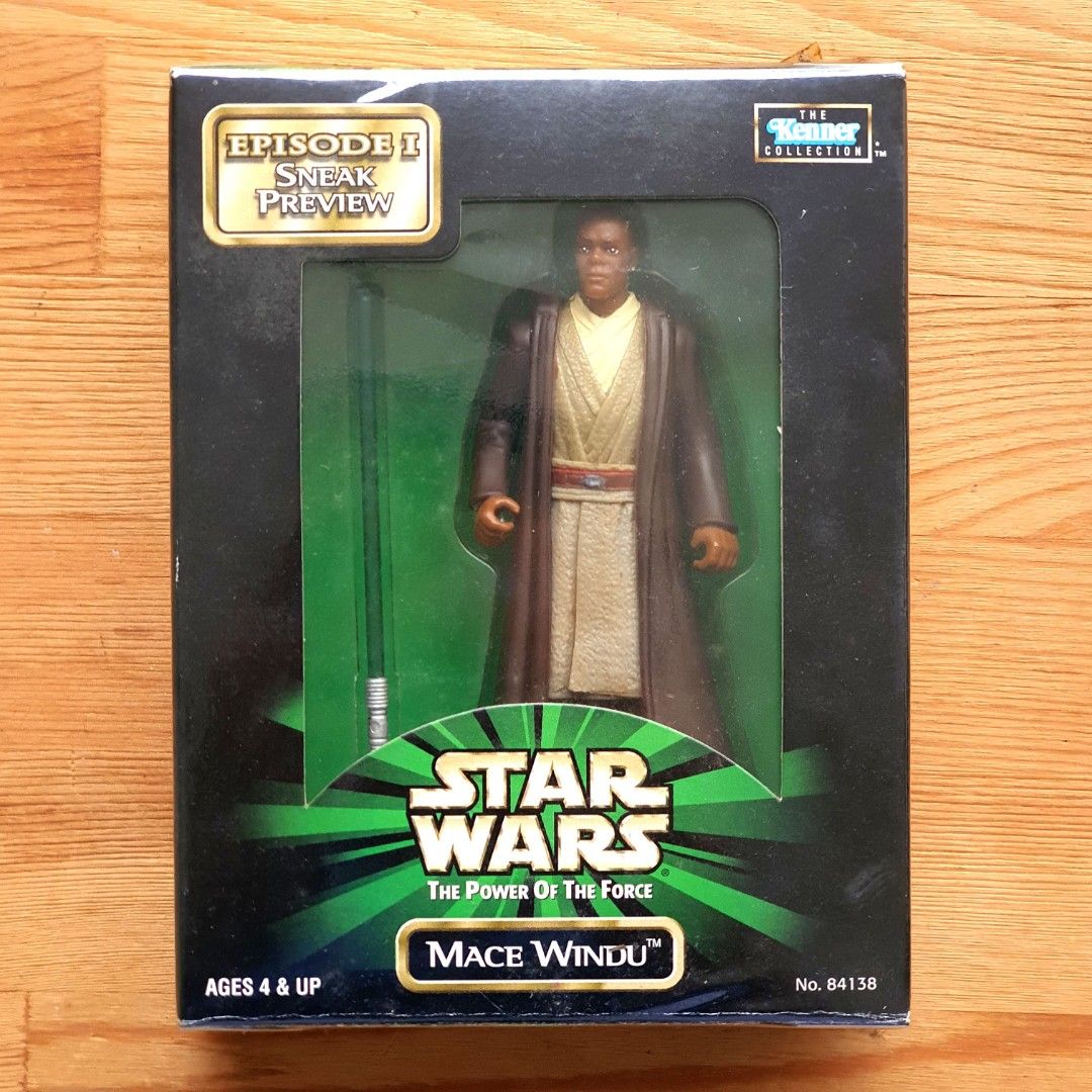 Hasbro Kenner style Star Wars Power of the Force Mace Windu 1998 figure, Hobbies & Toys, Toys ...