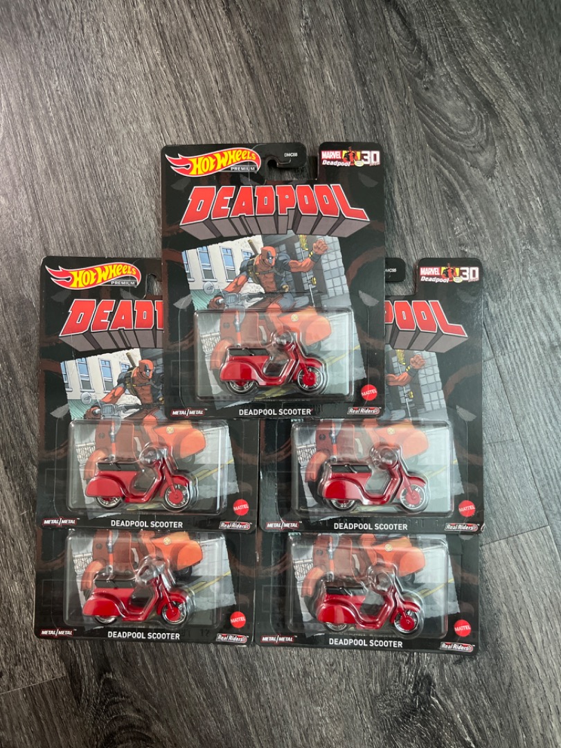 Hot Wheels Deadpool Scooter, Hobbies & Toys, Toys & Games on Carousell