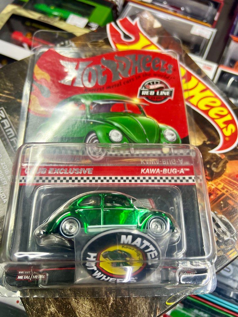 Hot Wheels RLC Club Exclusive Kawaa-Bug-A VW Beetle With Pin and Patch ...