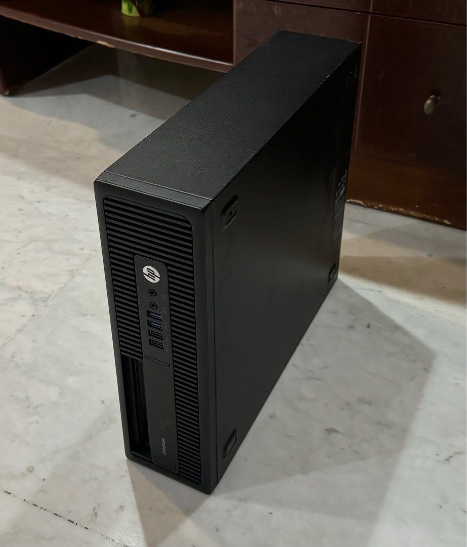 HP AMD EliteDesk SFF powerful working gaming slim cpu computer desktop ...