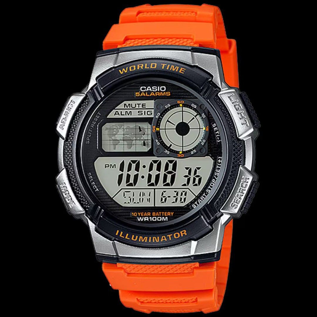 JAM TANGAN LELAKI LASAK CASIO ORIGINAL AE-1000W-4BV, Luxury, Watches on ...