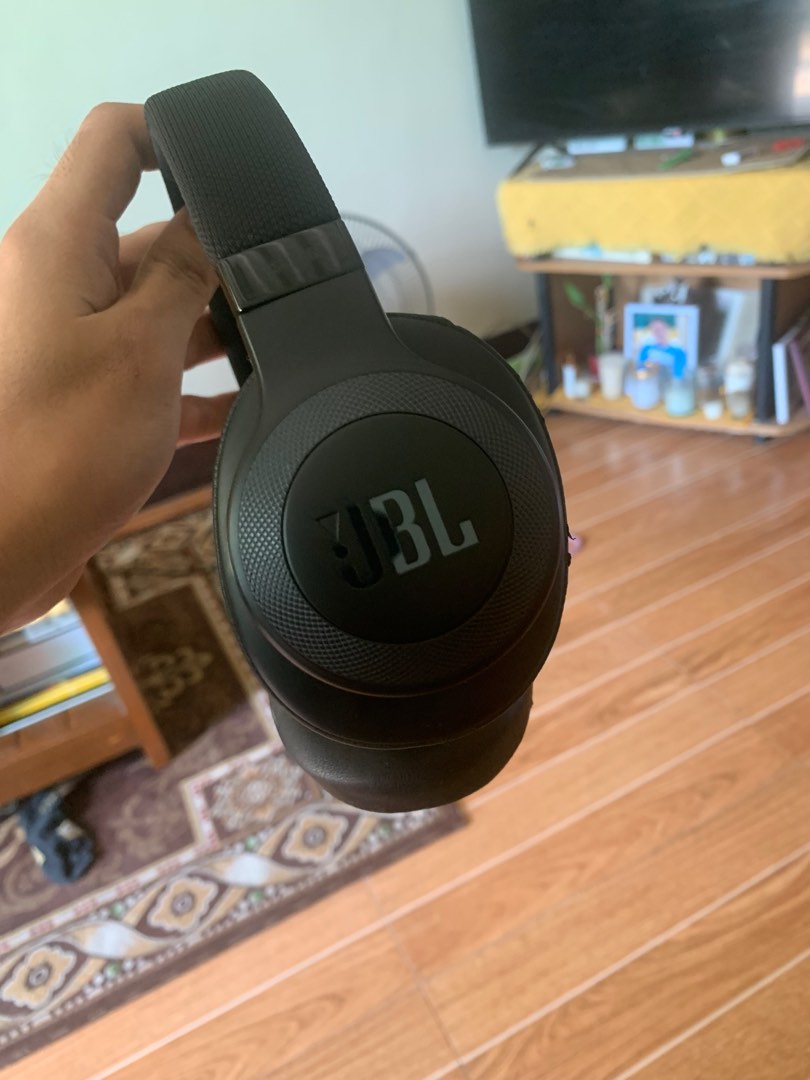 JBL E65BTNC Bluetooth Over-Ear, Noise Cancelling Headphones (Matte Black), Audio, Headphones ...