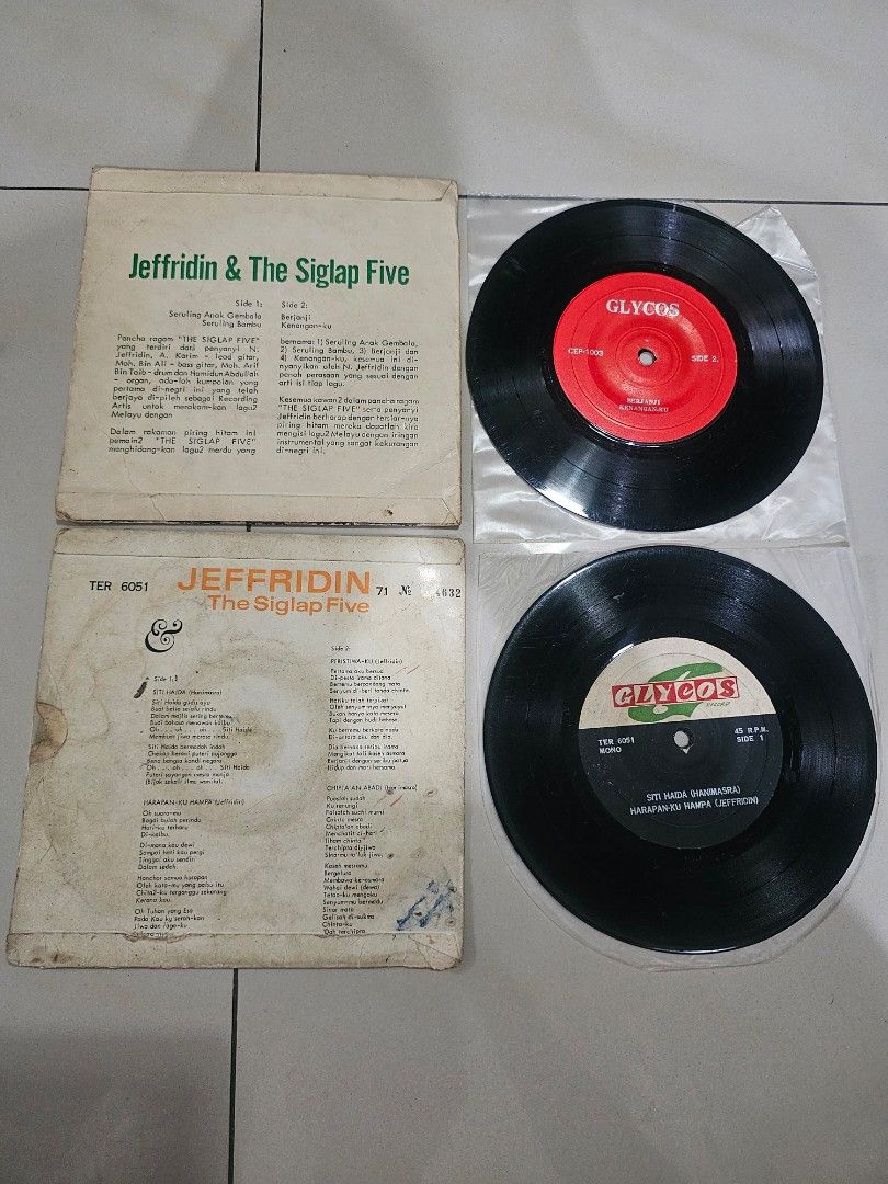 Jeffridin and the siglap 5 vinyl ep, Hobbies & Toys, Collectibles ...
