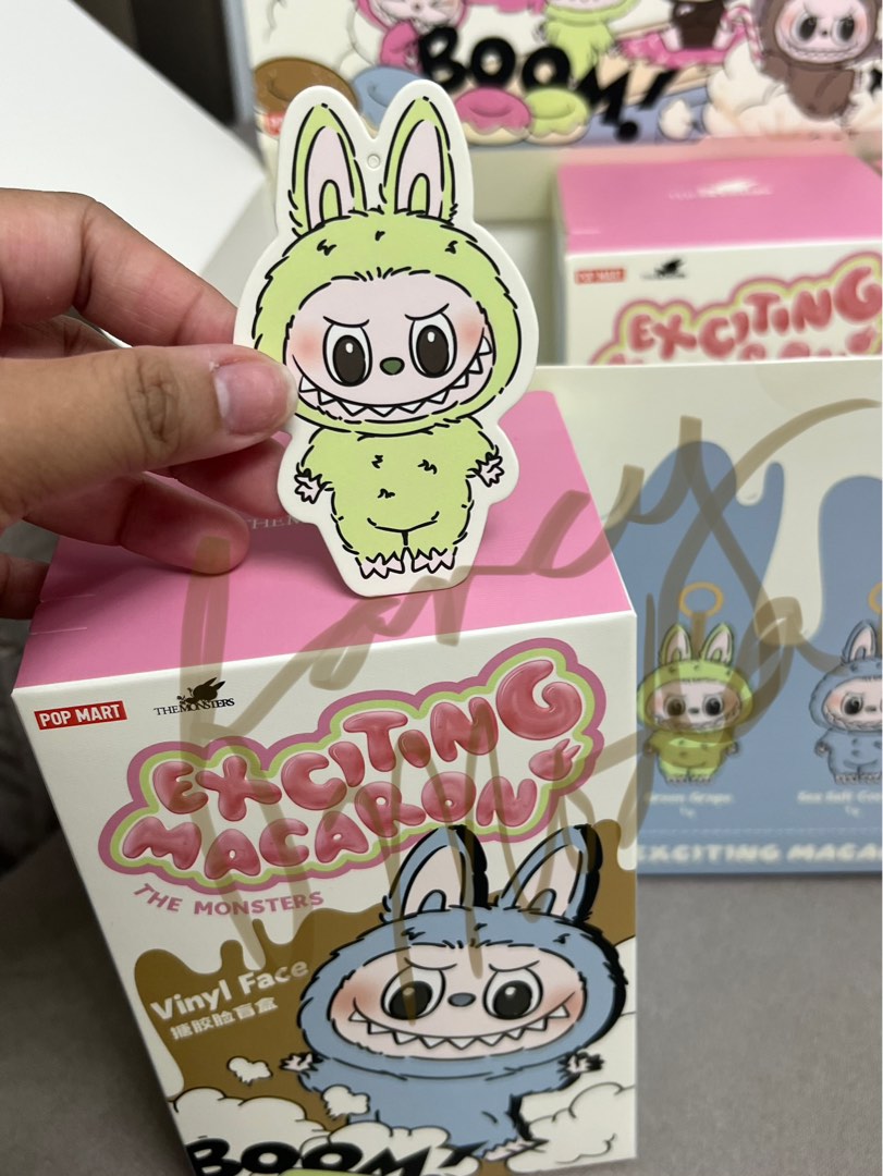 LABUBU V1 GREEN GRAPE, Women's Fashion, Jewelry & Organizers, Charms on ...