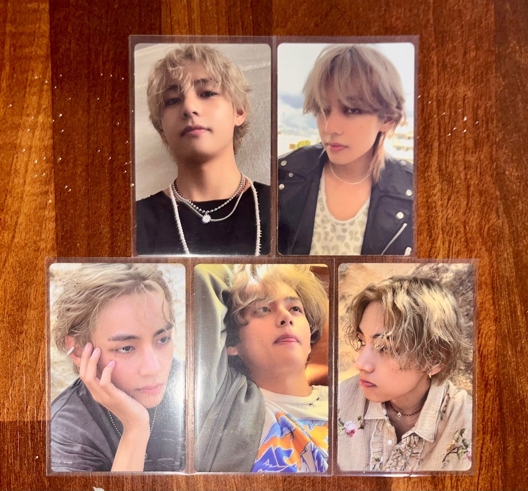 Layover Version 2 Blue Album BTS Taehyung Complete Photocard Set ...