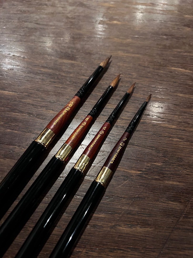 Lemonspace Collapsable Sable Watercolor Paintbrush, Hobbies & Toys ...