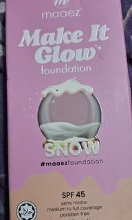 Foundation Maaez 15g, Beauty & Personal Care, Face, Makeup on Carousell