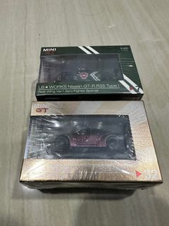 Mini GT LB Works Nissan GT-R (R35) Black w/Copper Wheels MGT00005- LHD ...