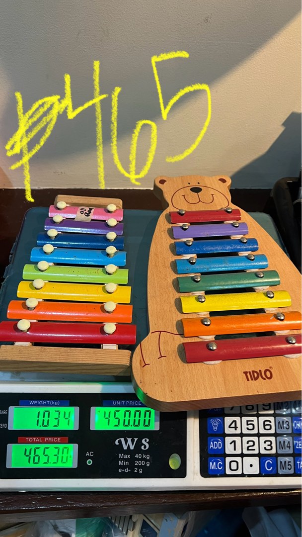 Music instruments wooden xylophone ukulele, Hobbies & Toys, Toys ...