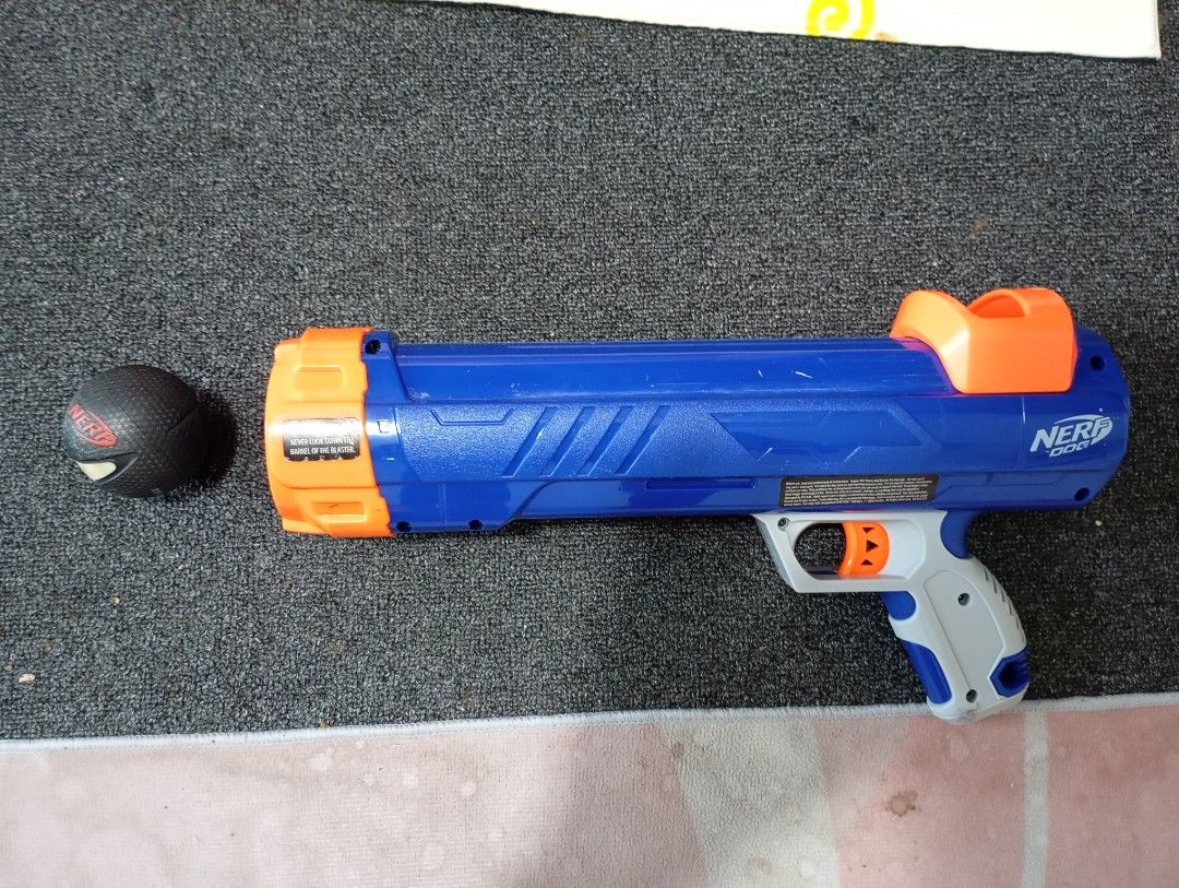 Nerf Dog Gun Tennis Ball Blaster Shooter Launcher Yard Park Up To 50 ...
