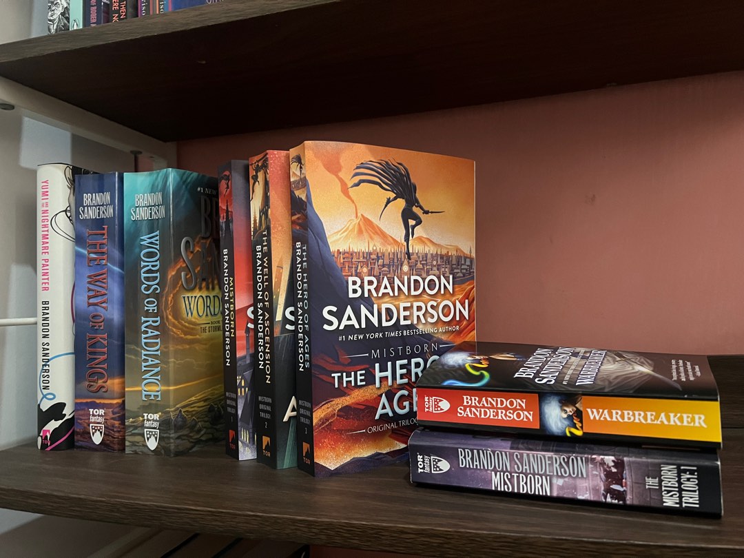 NEW Brandon Sanderson Books | The Mistborn Trilogy | The Stormlight ...
