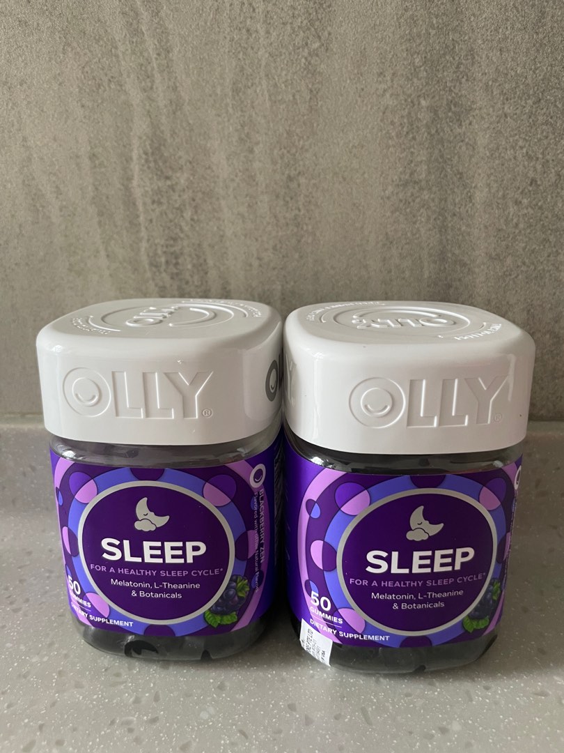 Olly Sleep Gummy Vitamins with Melatonin Chewable Supplement (For ...