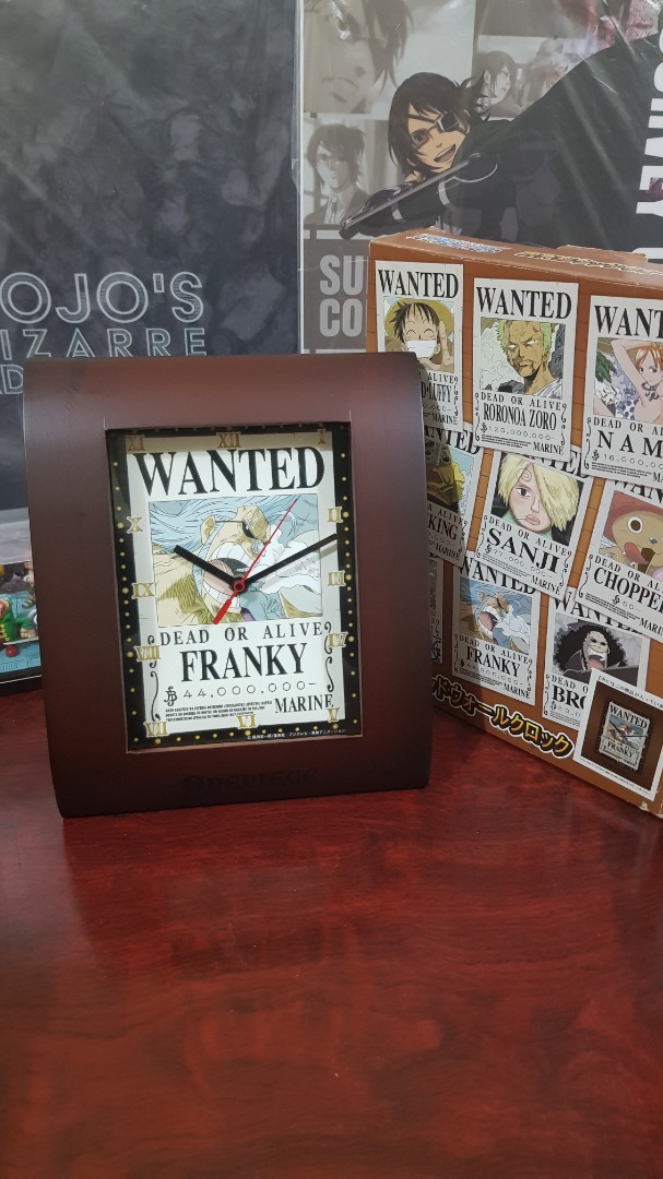 ORIGINAL ONE PIECE WOOD FRAME WALL CLOCK - Franky, Hobbies & Toys ...