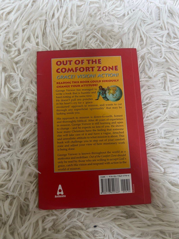 Out of the comfort zone, Hobbies & Toys, Books & Magazines, Religion ...