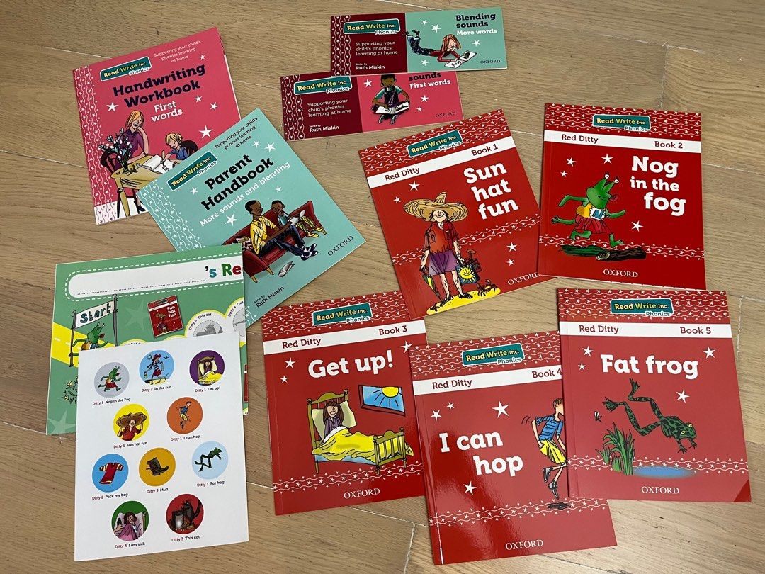 Oxford Read Write Inc. Phonics (pack 2), 興趣及遊戲, 書本 & 文具, 兒童書籍 - Carousell