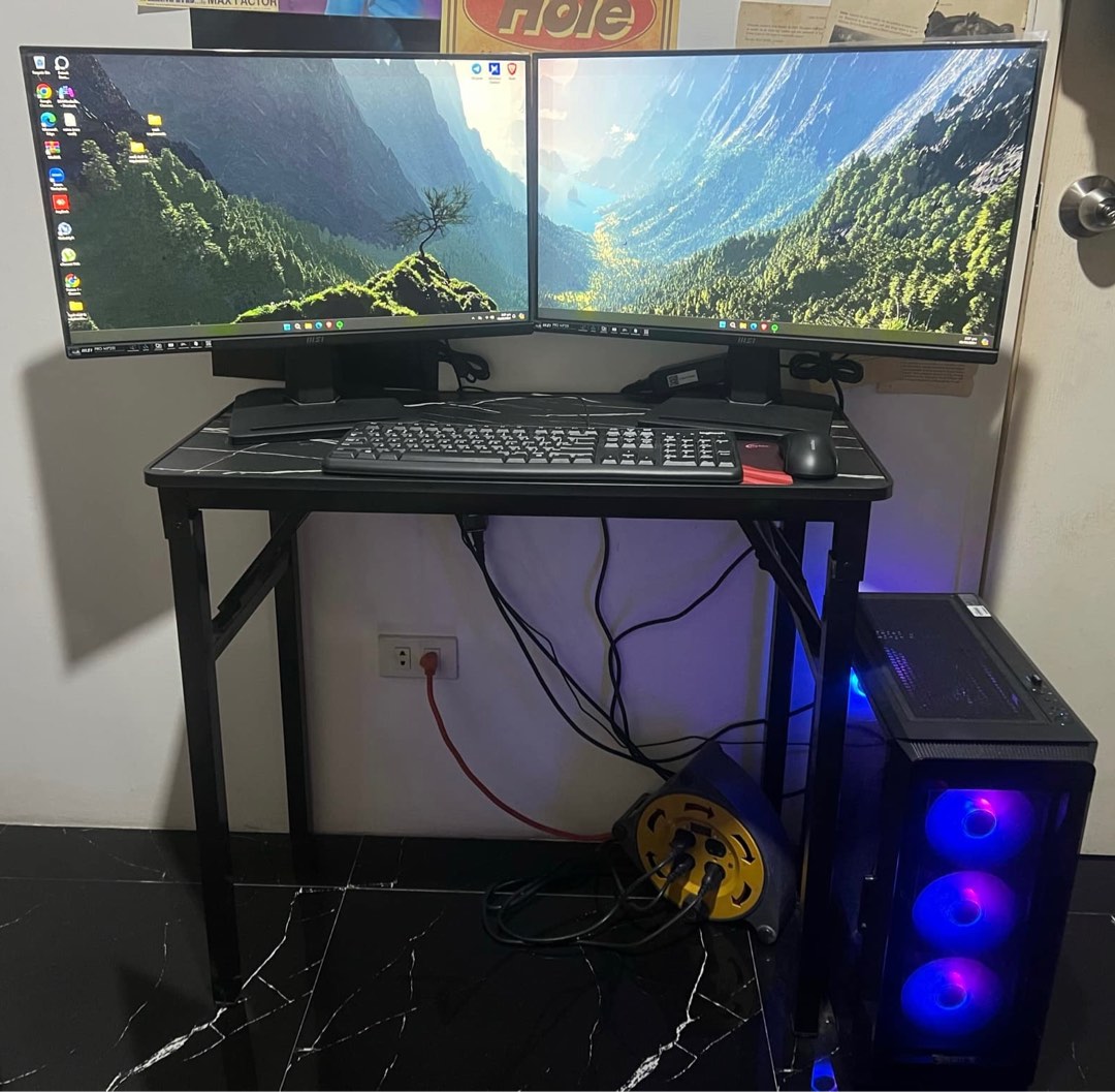 PC Gaming set up - Pro MP251 Series Dual monitor and Power Logic/Agile ...