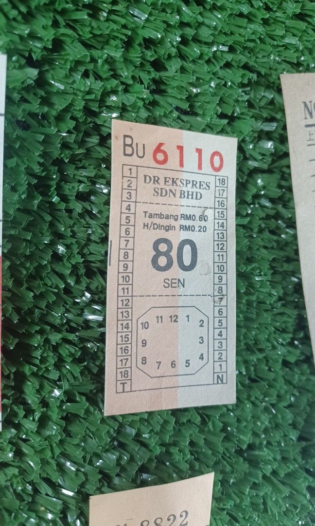 PELBAGAI JENIS TIKET BAS LAMA, Tickets & Vouchers, Local Attractions ...