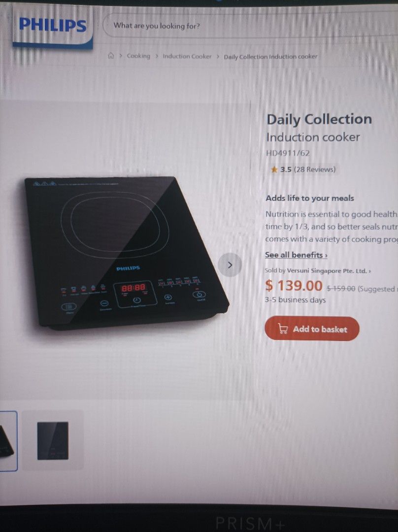 Philips Induction Cooker, Furniture & Home Living, Bathroom & Kitchen ...