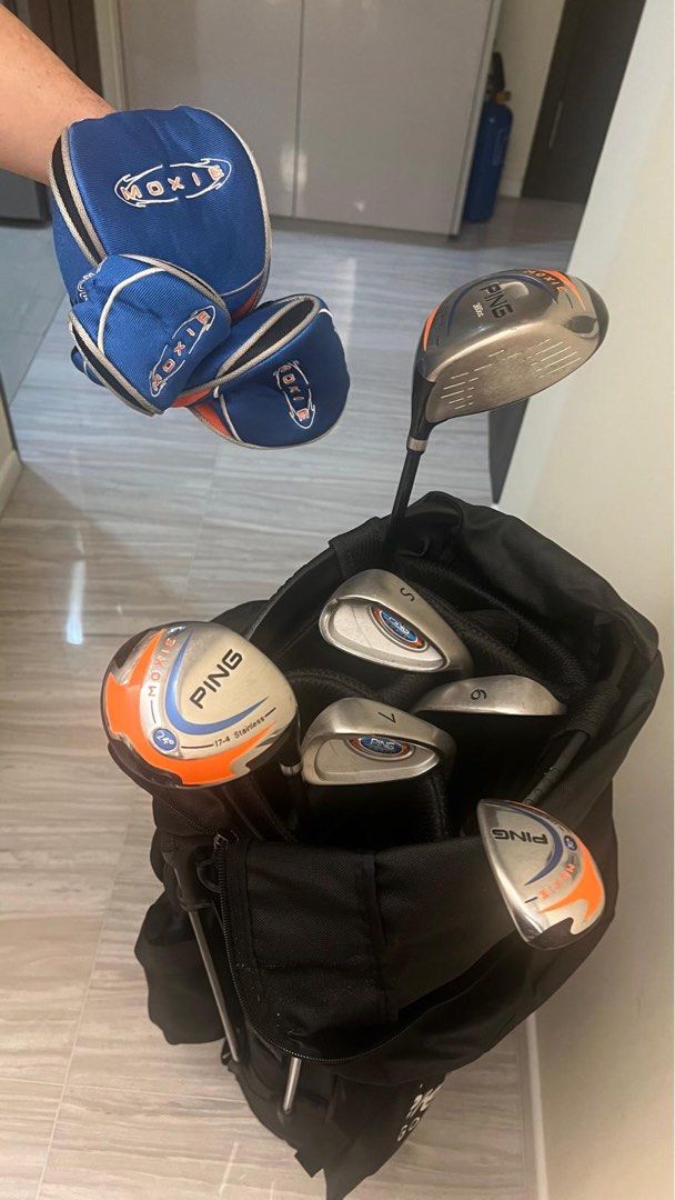 PING junior 6 pcs golf set, Sports Equipment, Sports & Games, Golf on ...
