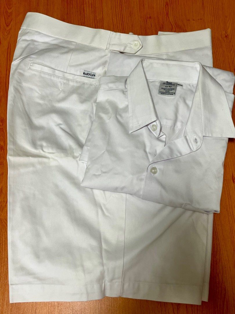 Raffles RI School uniform, Men's Fashion, Tops & Sets, Shirts on Carousell