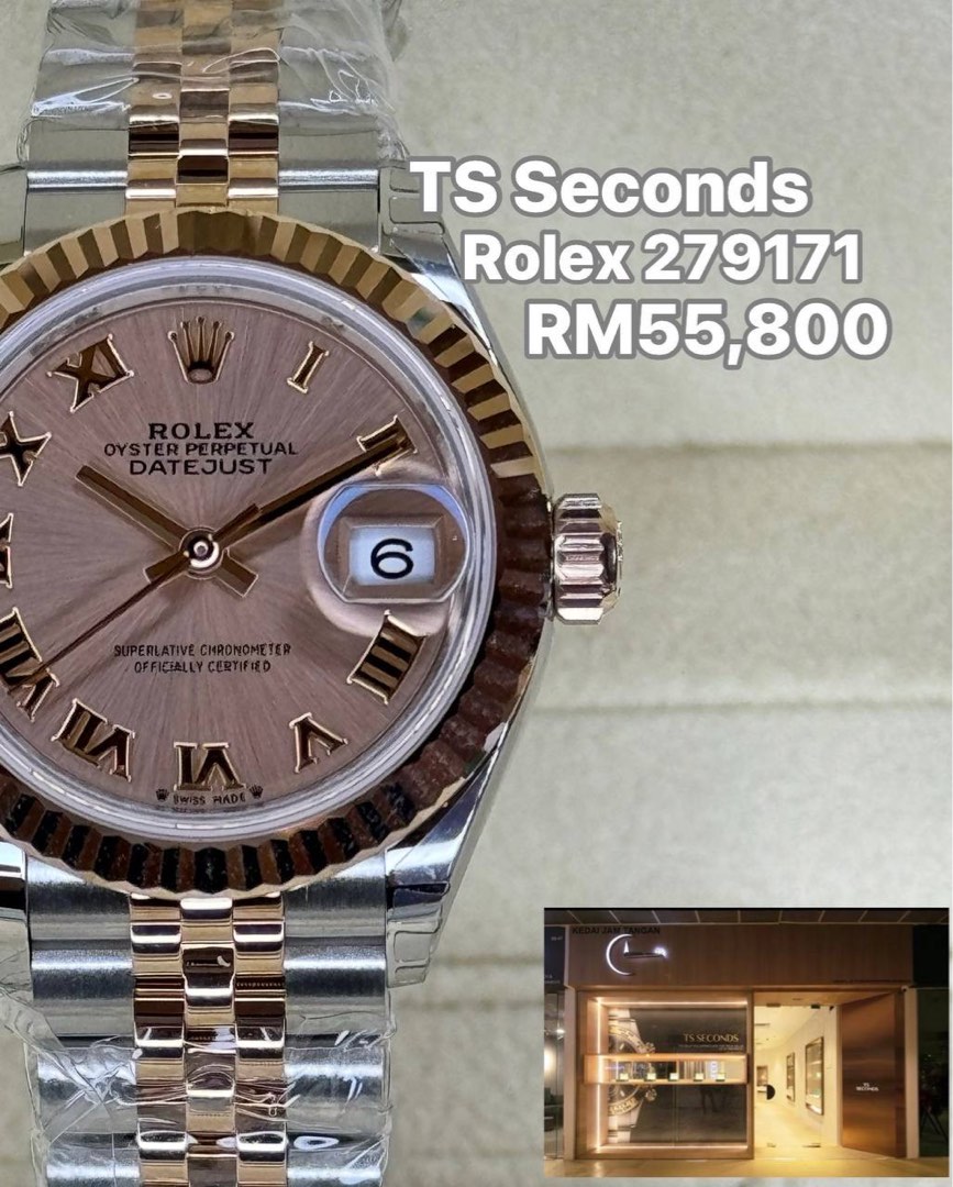 Rolex 279171 Datejust 28mm Champagne Roman Dial, Luxury, Watches on ...