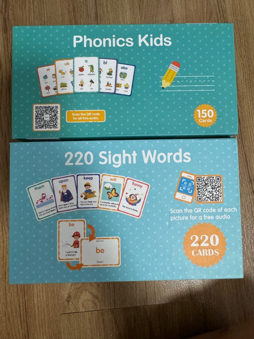 Saalin Sight Words and Phonics Kids, Hobbies & Toys, Books & Magazines ...