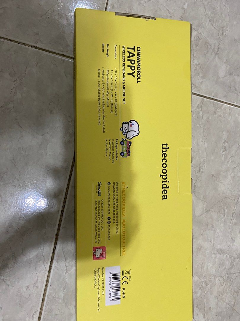 SANRIO TAPPY WIRELESS KEYBOARD set-CINAMOROLL, Video Game, Aksesori di Carousell