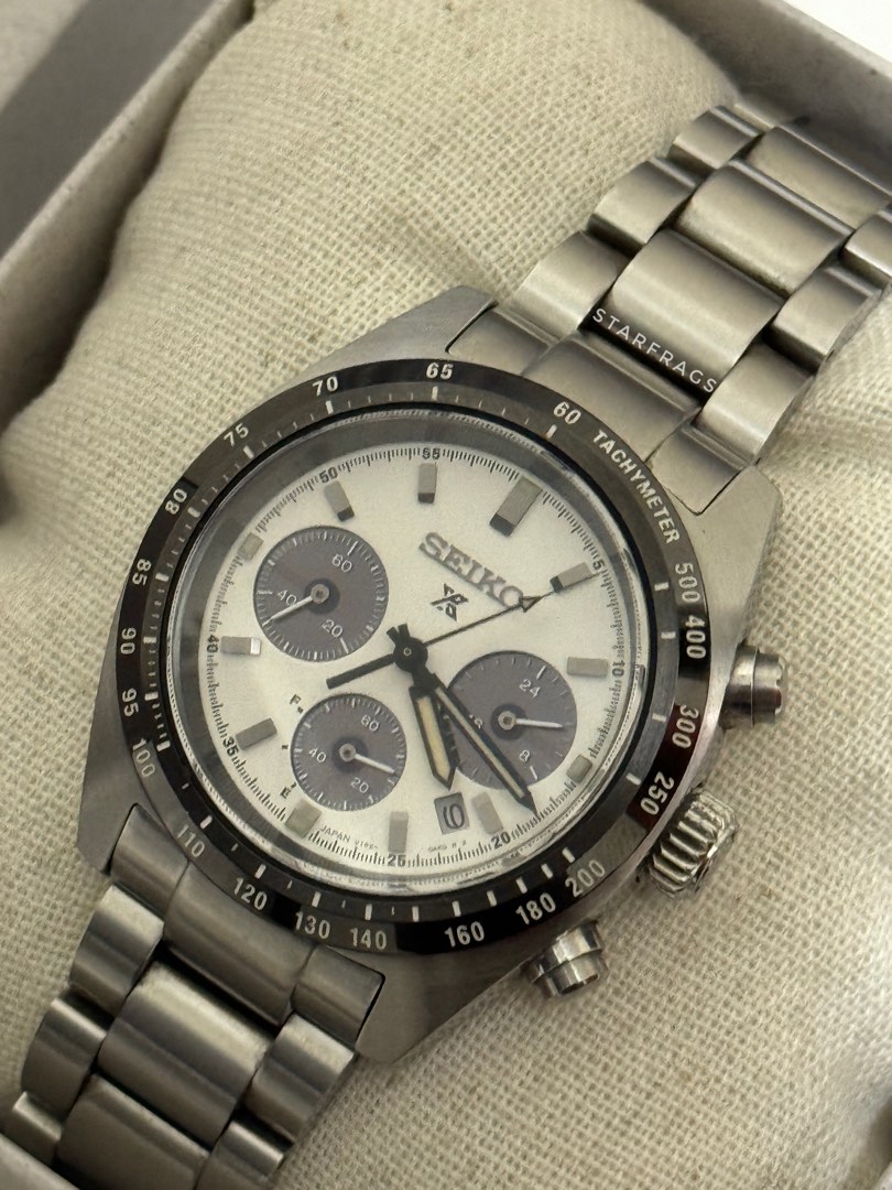 Seiko SSC813/SBDL085 JDM Panda Speedtimer, Luxury, Watches on Carousell