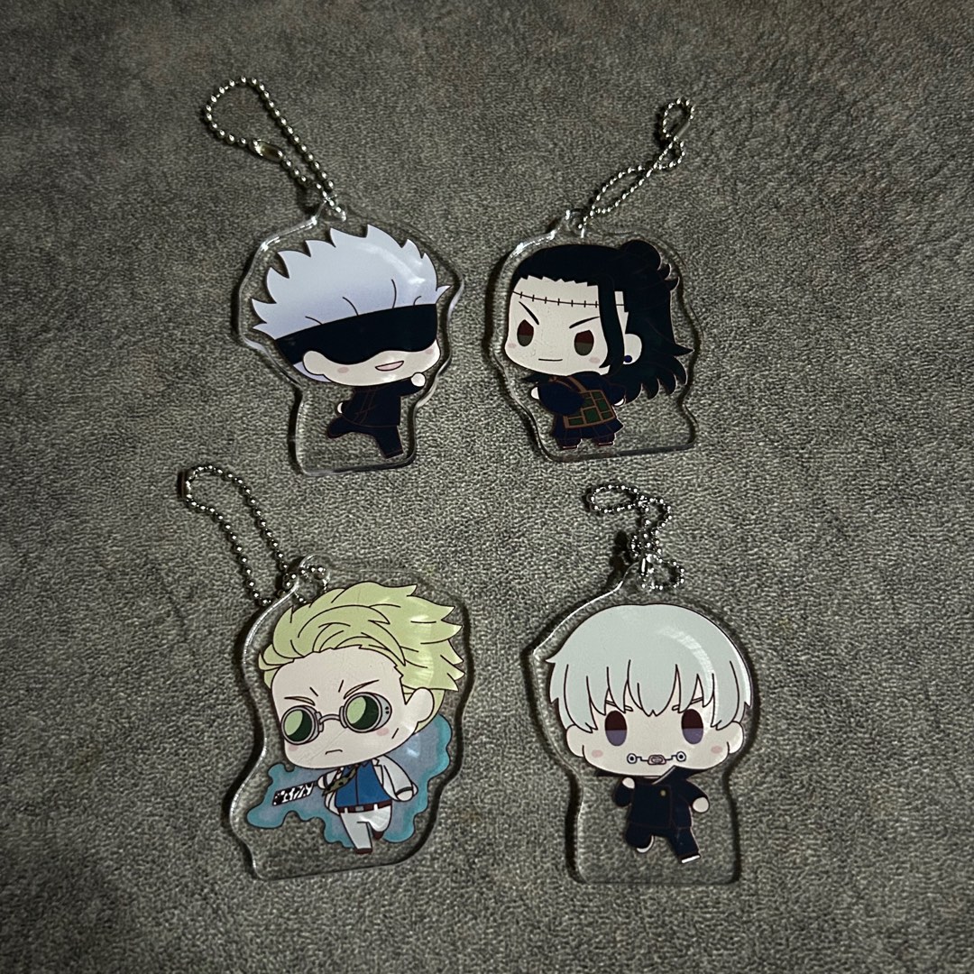 [SET] WTS JUJUTSU KAISEN CHOKONOKKO ACRYLIC KEYRING ICHIBAN KUJI GOJO ...
