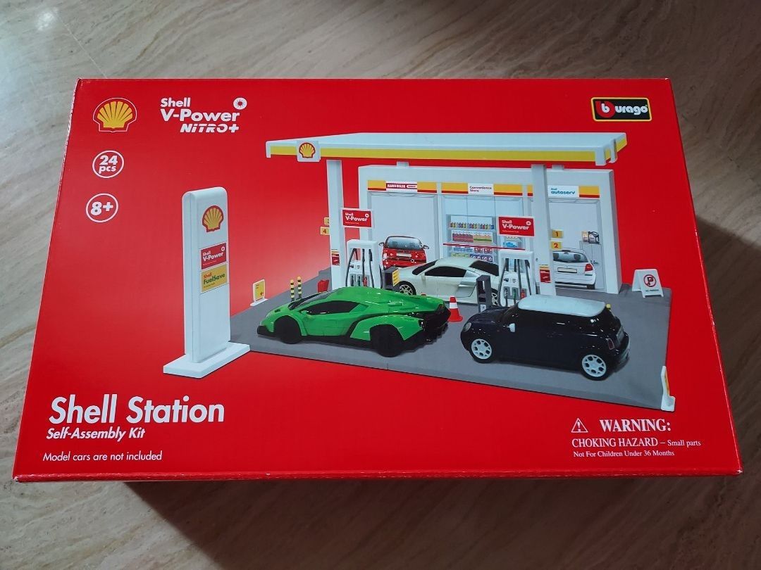 Shell V-Power Nitro Shell Station Self Assembly Kit Model Cars are Not ...