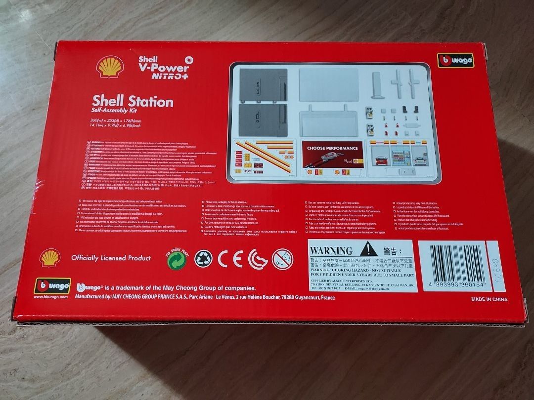 Shell V-Power Nitro Shell Station Self Assembly Kit Model Cars are Not ...