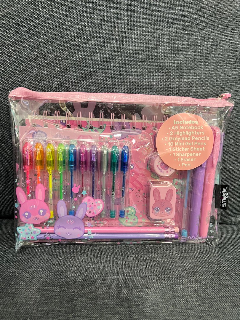 Smiggle A5 Notebook & Pen Set, Hobbies & Toys, Stationery & Craft ...