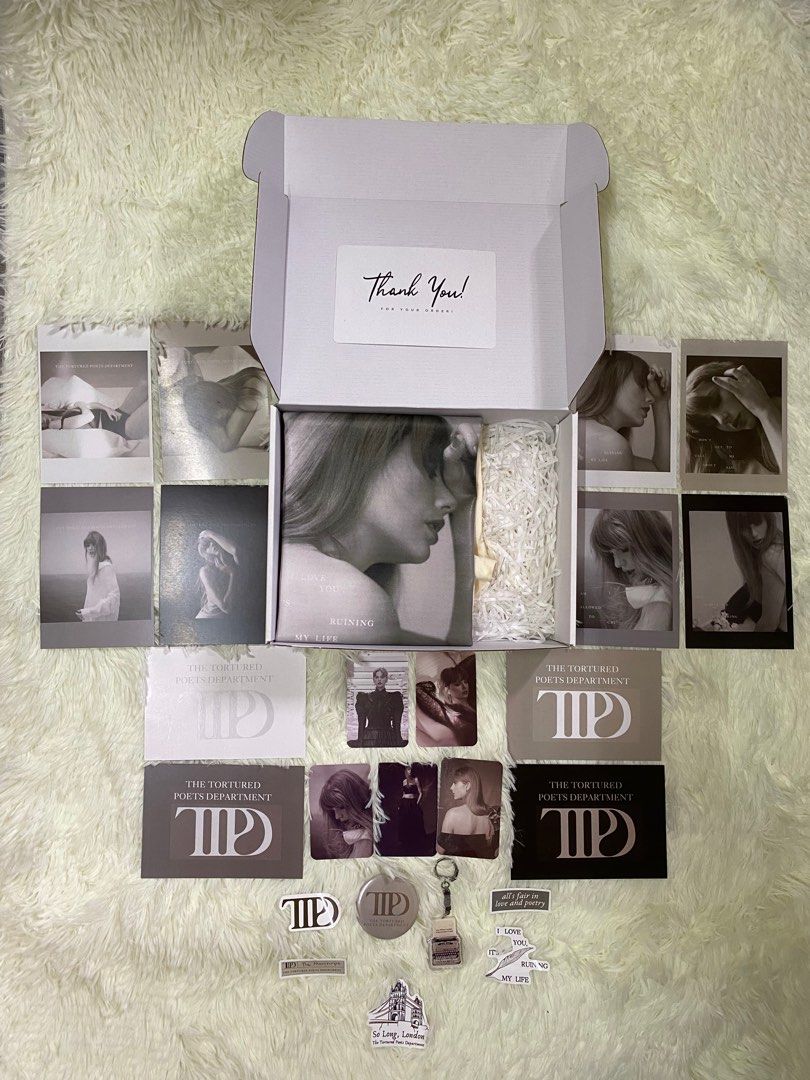 Taylor Swift The Tortured Poets Department Fanmade Gift Box Set ...