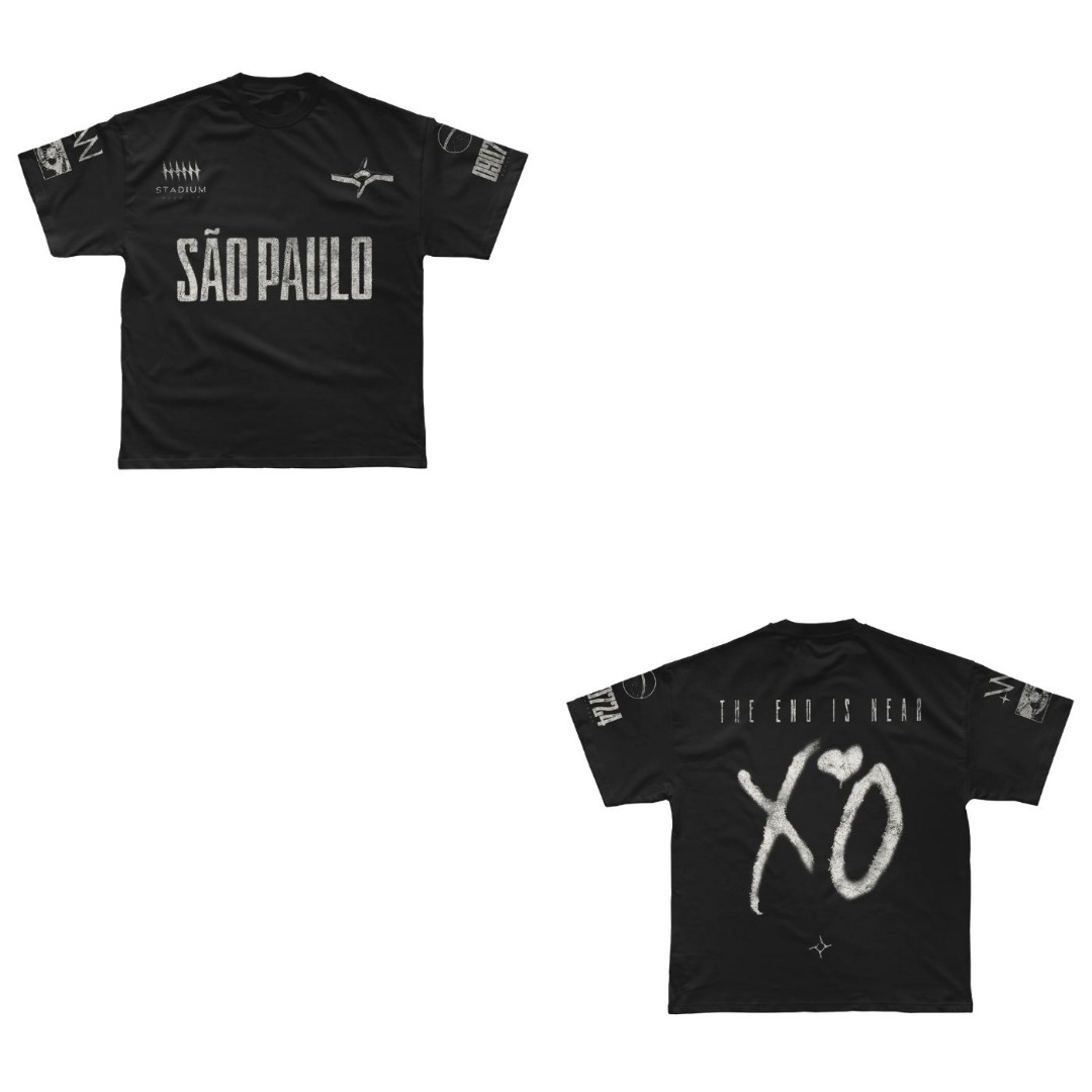 The Weeknd - São Paulo Apparel Merch, Men's Fashion, Tops & Sets ...