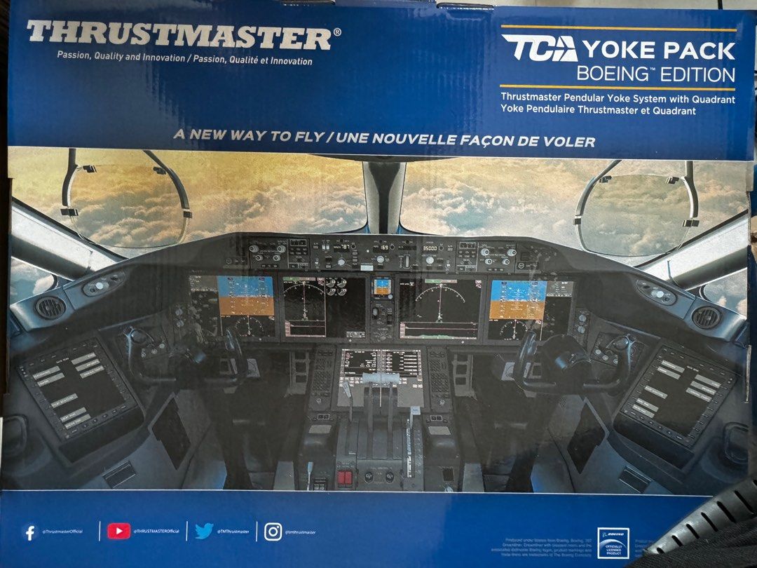 Thrustmaster Boeing Yoke Controller, Video Gaming, Gaming Accessories ...