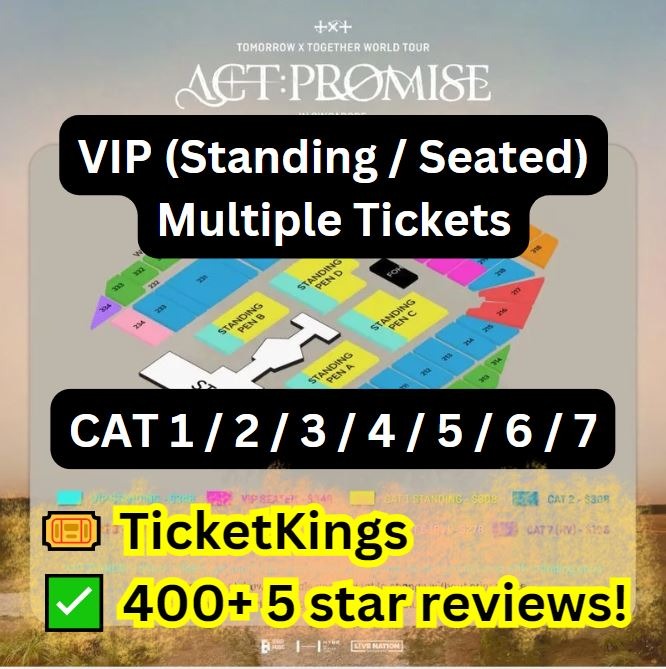 Tomorrow x Together (TXT) World Tour in Singapore 2024 Concert Tickets ...