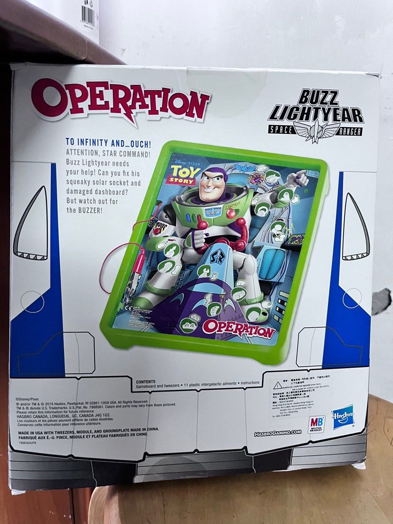 Toy Story operation Buzz Lightyear, 興趣及遊戲, 玩具 & 遊戲類 - Carousell