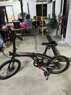 16" PACIFIC Flux 7.0 Folding Bike / Basikal Lipat Hiten-Steel Frame ...