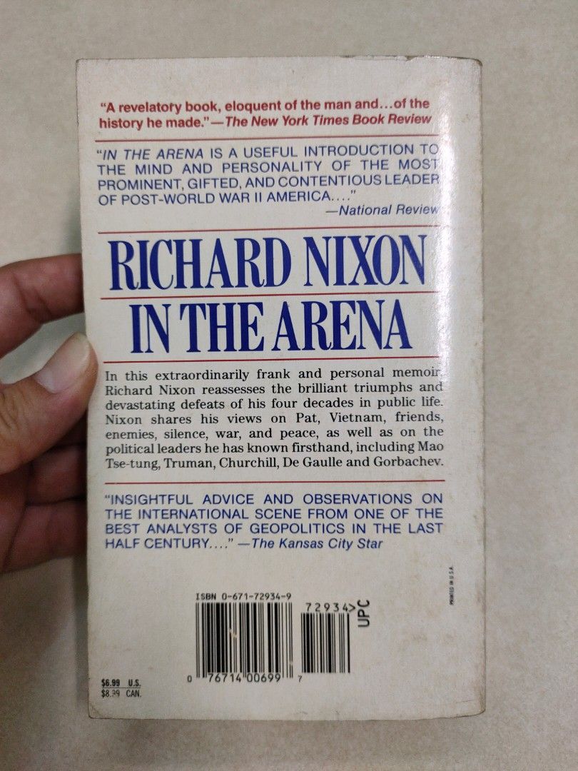 [Used] In the Arena by Richard Nixon (Nonfiction > Biography ...