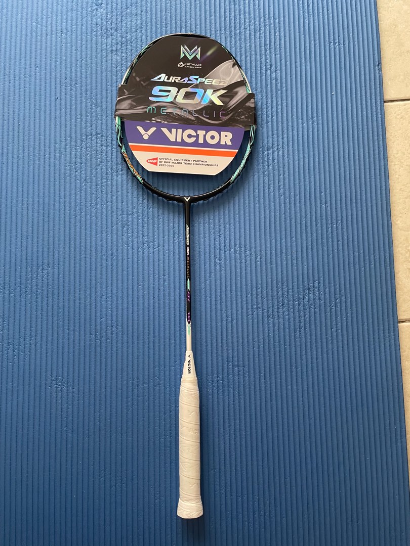 Victor Auraspeed 90K Metallic, Sports Equipment, Sports & Games, Racket ...