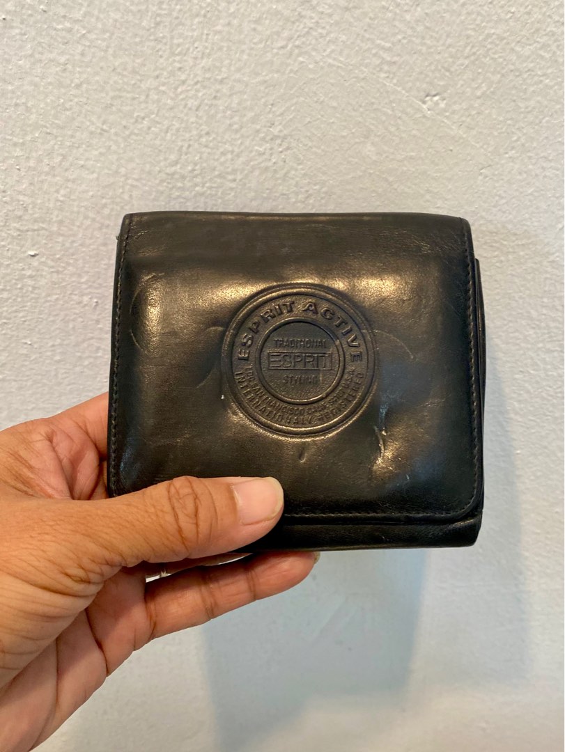 Vintage Esprit leather bifold wallet, Women's Fashion, Bags & Wallets ...