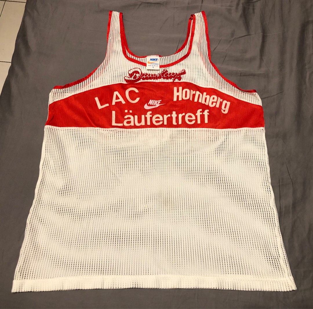 Vintage Orange Tag Nike Singlet Marathon Runner Jersey, Men's Fashion ...