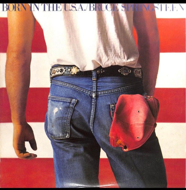 vintage vinyl LP - BRUCE SPRINGSTEEN (Born In The U.S.A.), ROD STEWART ...